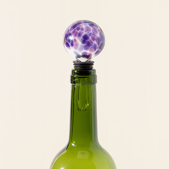 Birthstone Wine Bottle Stopper | Glass Corks | Uncommon Goods