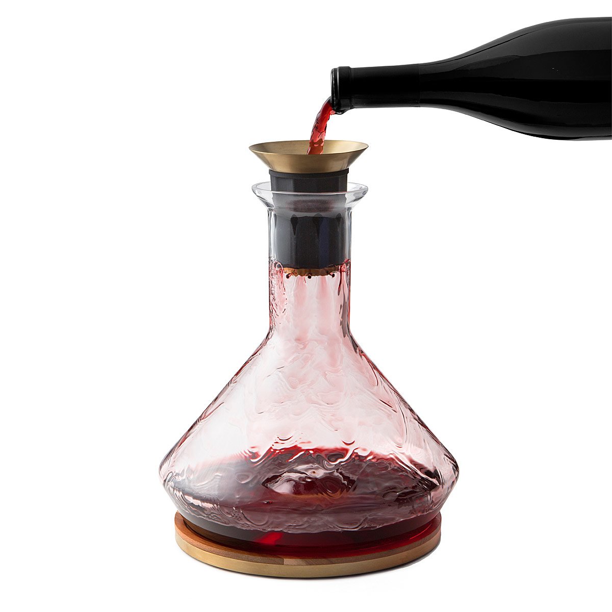 Cascading Wine Aerating Decanter | Wine Carafe, Wine Aerator | Uncommon ...