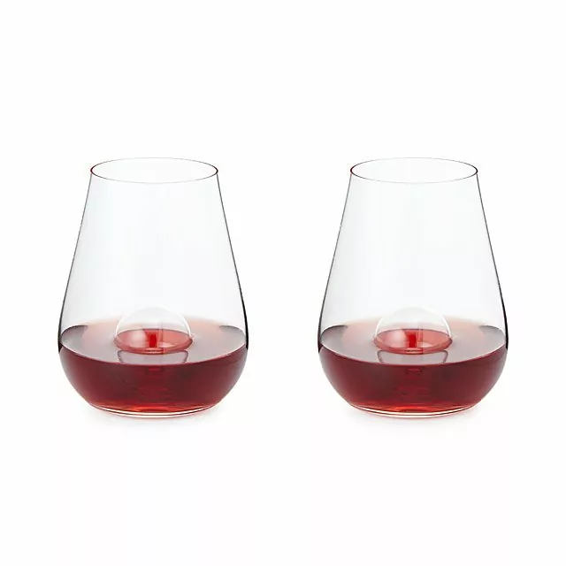 Crystal Aerating Stemless Wine Glass Set | Glass Blowing, Blown Glass | Uncommon Goods