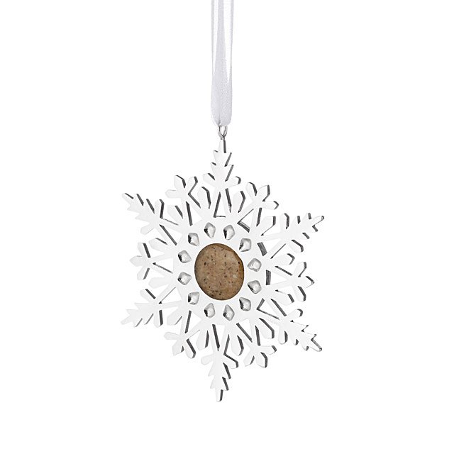 Custom Sand Snowflake Ornament | Handmade Holiday Gifts; Christmas ...