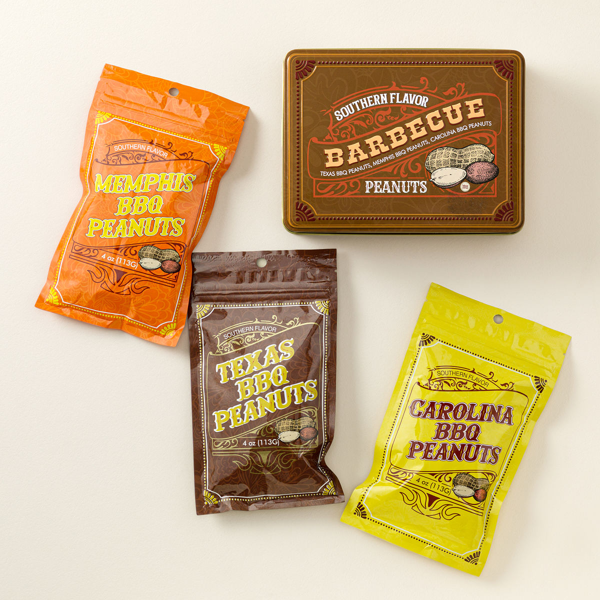 Uncommon Goods | Flavors of America Nut Sampler | gourmet nuts, trip snacks