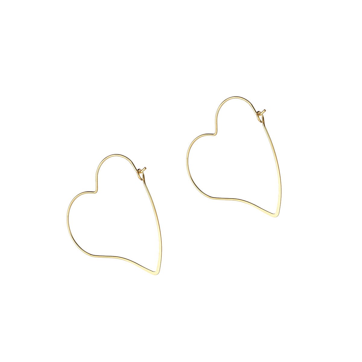 Heart Hoops | Sweet Earrings; Valentine's Day Gifts | Uncommon Goods
