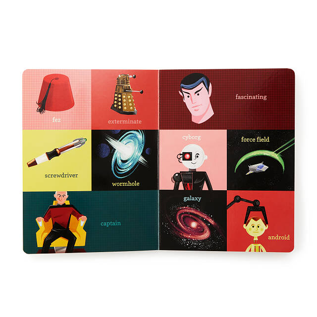 100 First Words for Little Geeks & Geniuses | Kids Pop Culture Board ...