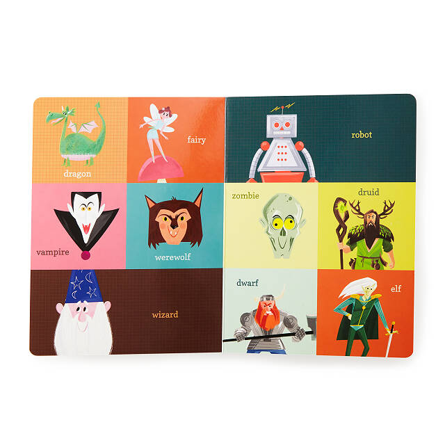 100 First Words for Little Geeks & Geniuses | Kids Pop Culture Board ...