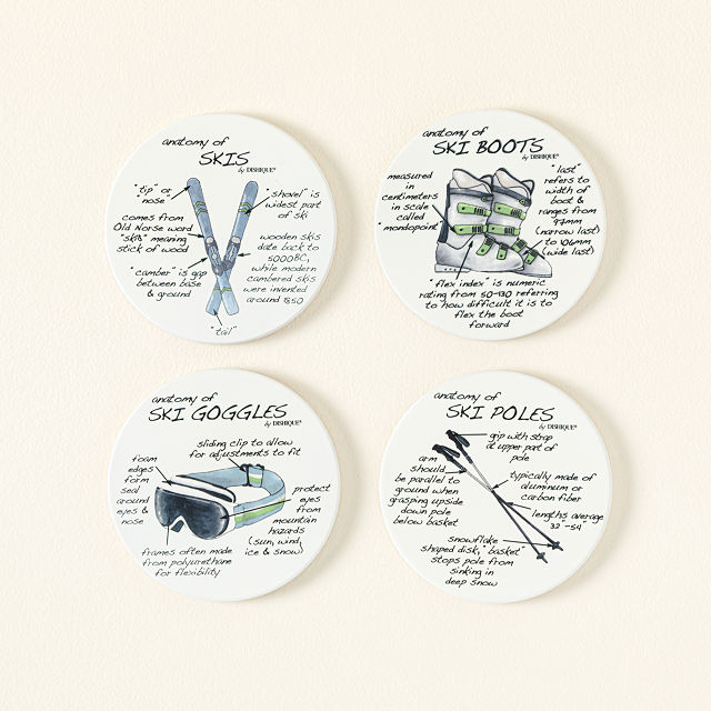 Anatomy of Sports Coasters | Sports Decor | Uncommon Goods