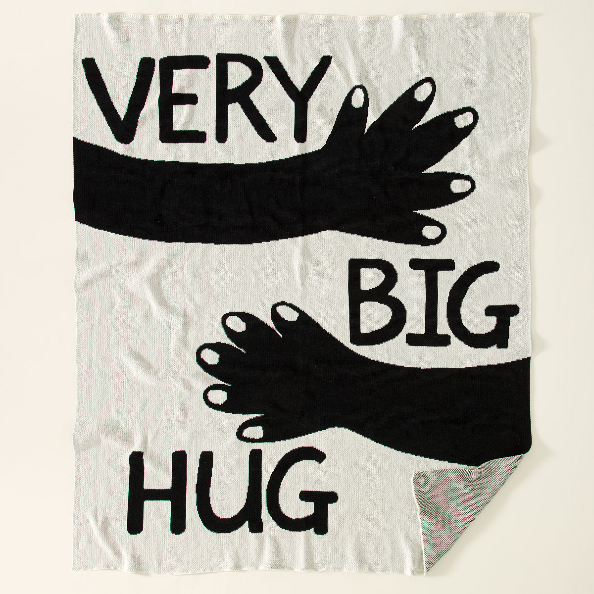 Uncommon Goods | Very Big Hug Throw | Cotton throw blanket, Cute blankets