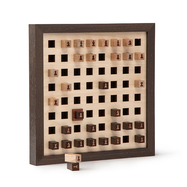 Uncommon Goods | Standard Wall Chess Game - Wall Chess | Unique Board Games