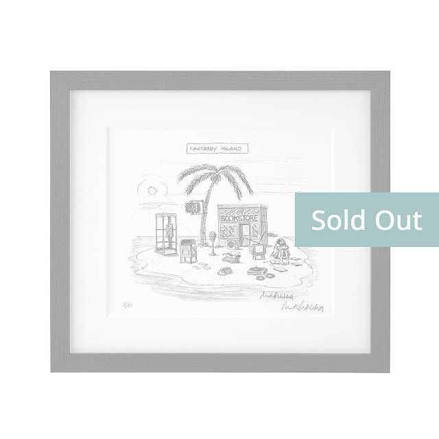 Castaway Island by Mort Gerberg | New Yorker Cartoon Print | Uncommon Goods