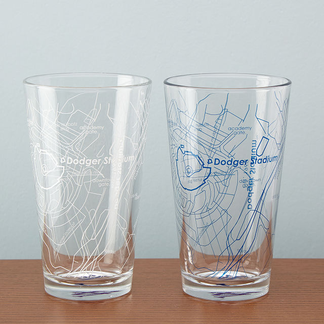 Uncommon Goods | MLB Ballpark Pint Glasses - Set of 2 | MLB Pint ...
