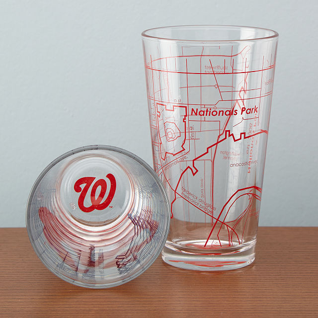 Uncommon Goods | MLB Ballpark Pint Glasses - Set of 2 | MLB Pint ...