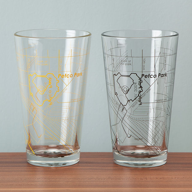 Uncommon Goods | San Diego Padres, Petco Park - MLB Ballpark Pint ...