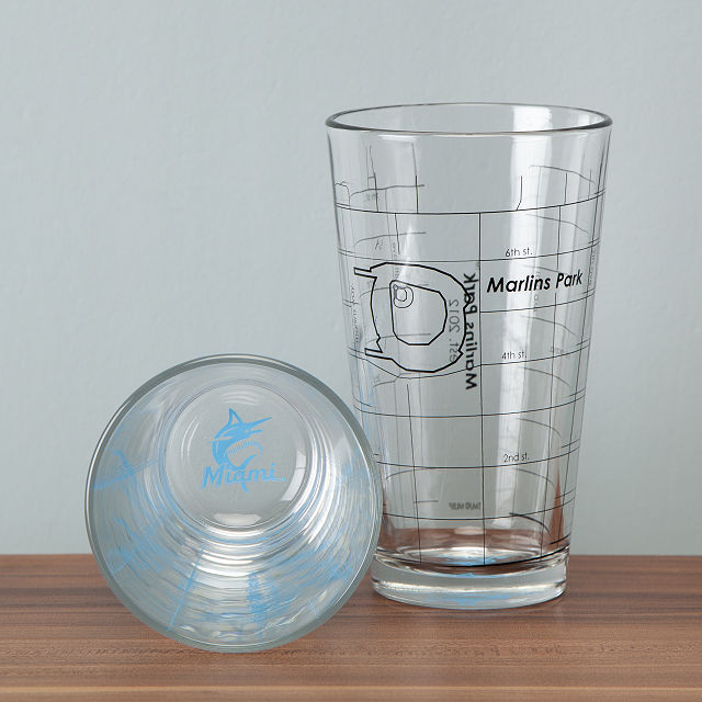 Uncommon Goods | MLB Ballpark Pint Glasses - Set of 2 | MLB Pint ...