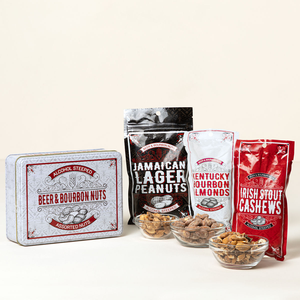 Uncommon Goods | Beer and Bourbon Nuts | Alcohol Infused Snack | 4.5 ...