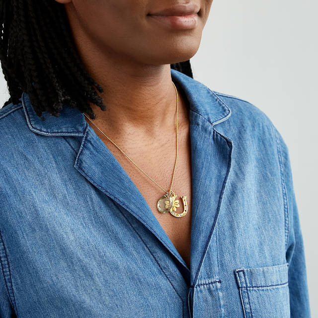 Lucky Clover Charm | Four-Leaf Clover Lucky Charm | Uncommon Goods