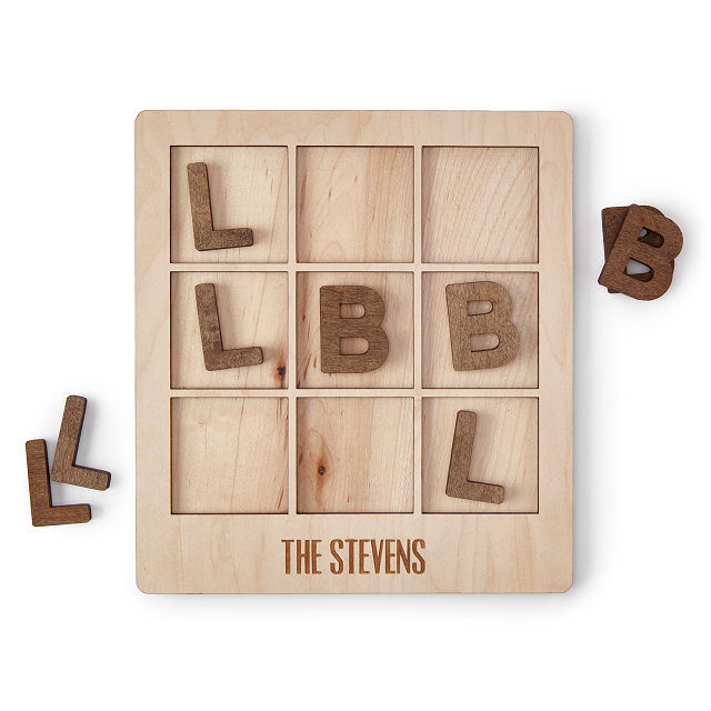 Personalized Tic Tac Toe | Custom Board Game | Uncommon Goods
