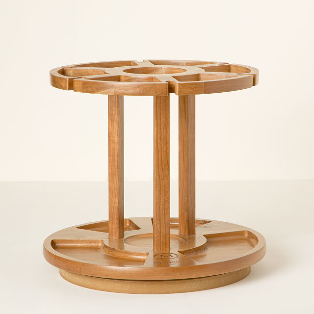 Wine & Cheese Carousel | Custom Cheese Board Lazy Susan | Uncommon Goods