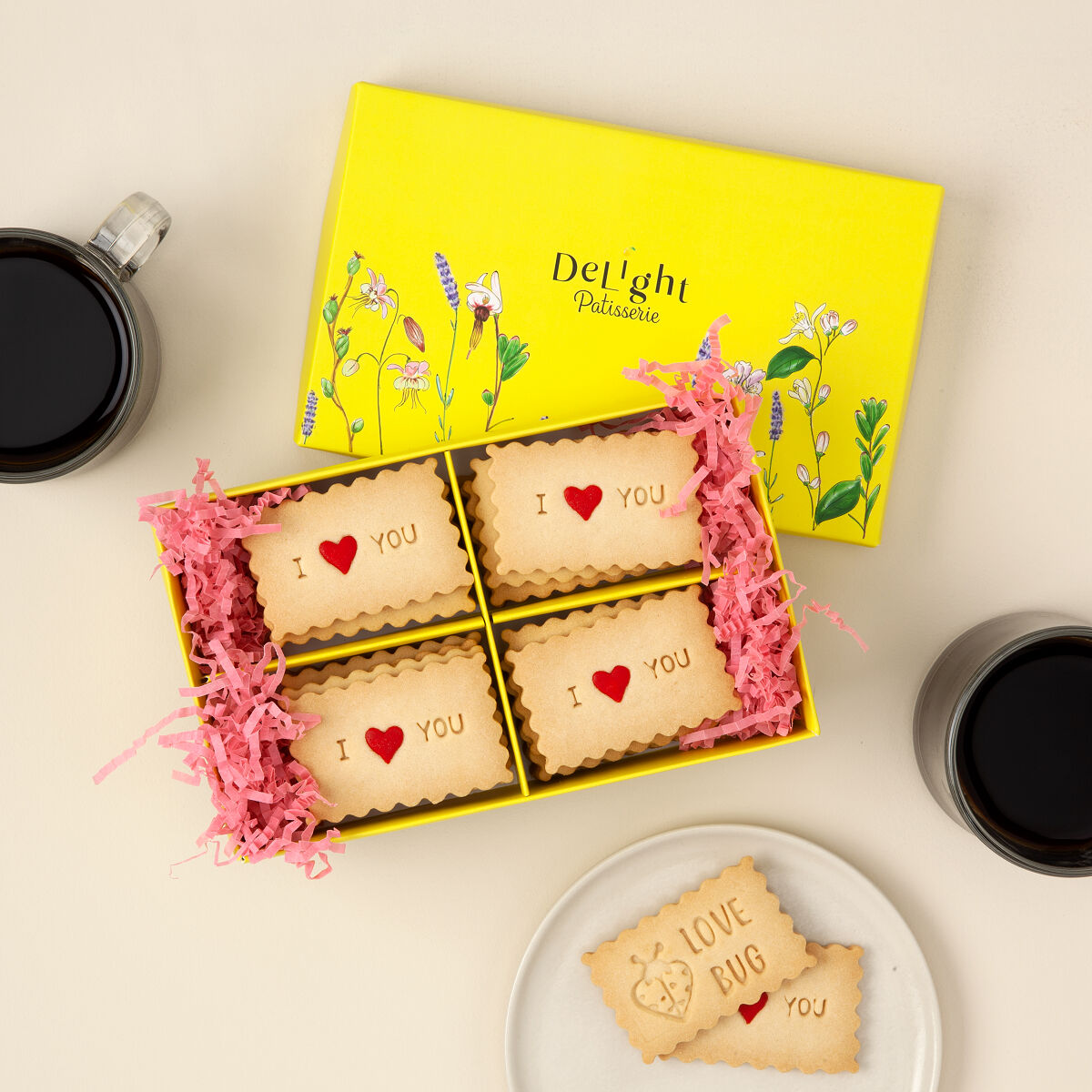 Love Message Shortbread Cookies | Birthday Gift, Hostess Gift ...