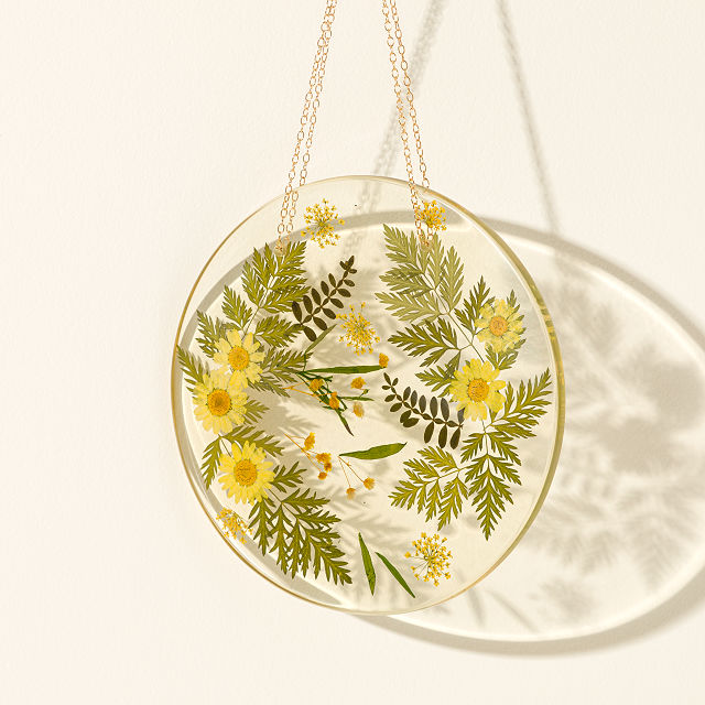 Pressed Birth Month Flower Art | Birthday Gifts. Handmade Art ...