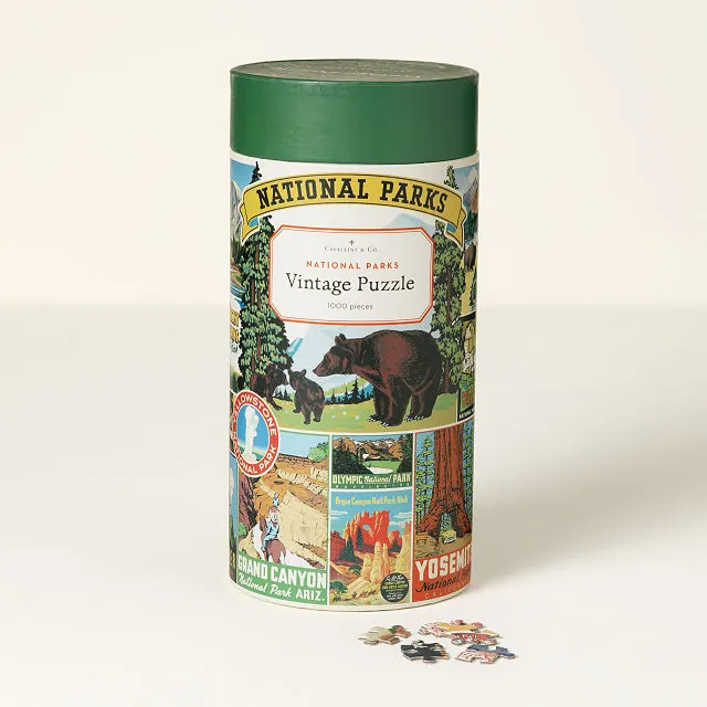 Vintage National Parks Puzzle | Puzzles, Indoor Activities | Uncommon Goods