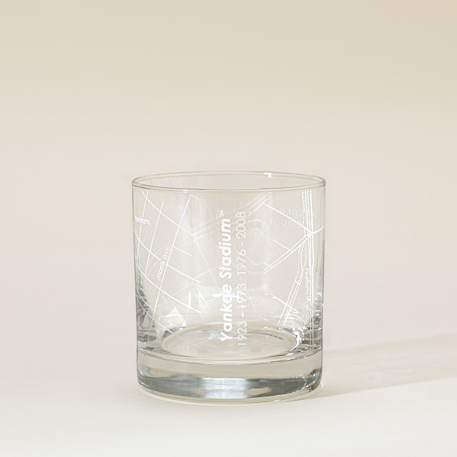 Vintage MLB Ballpark Map Glass | Drinking Glasses | Uncommon Goods