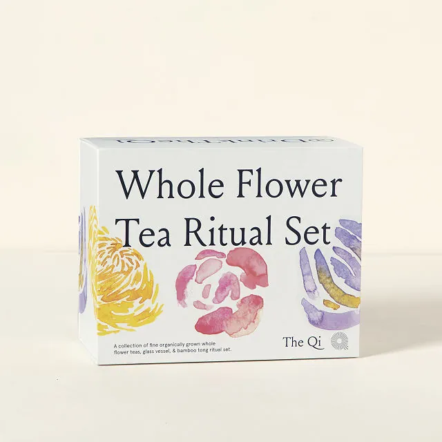 Uncommon Goods | Flower Tea Ritual Gift Set | Floral tea, Herbal Tea