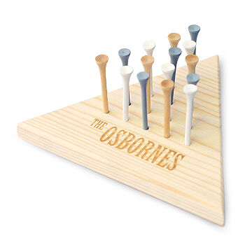 Personalized Hearts Four-Across Game | connect 4 | Uncommon Goods