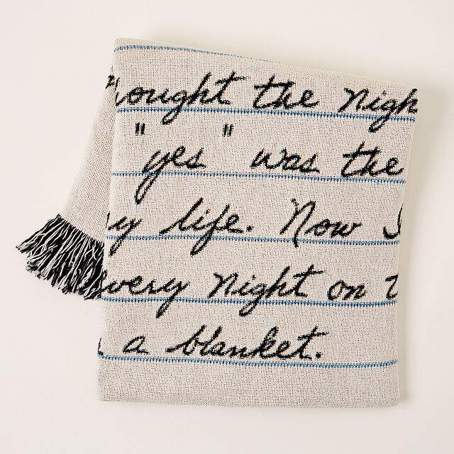 Personalized Hand-Written Letter Blanket | Home Decor, Bedding ...