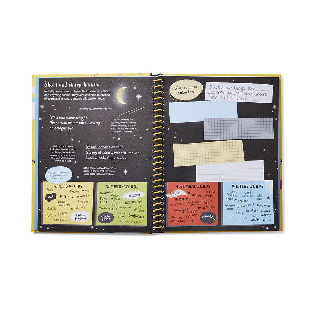 Write Your Own Poems Book | kids poetry DIY | Uncommon Goods