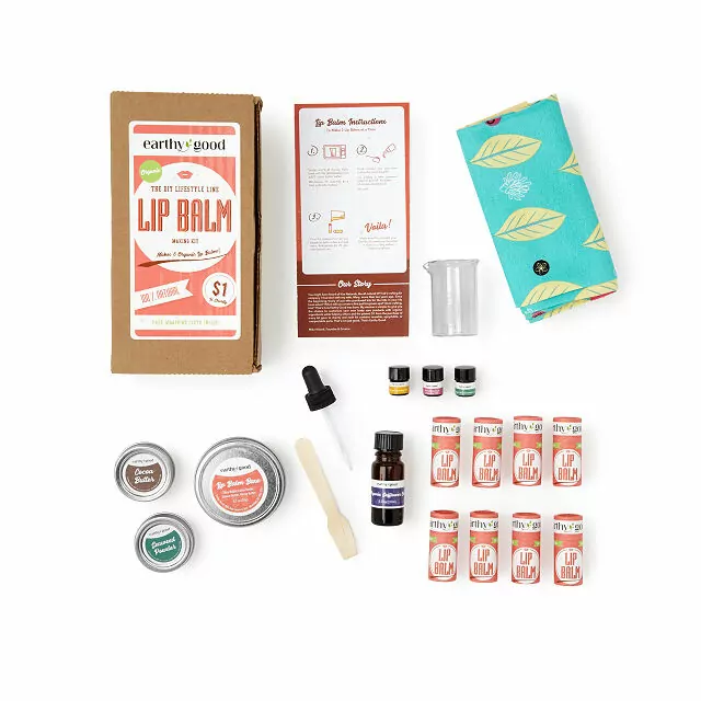 DIY Organic Lip Balm Kit | At Home Spa | Uncommon Goods