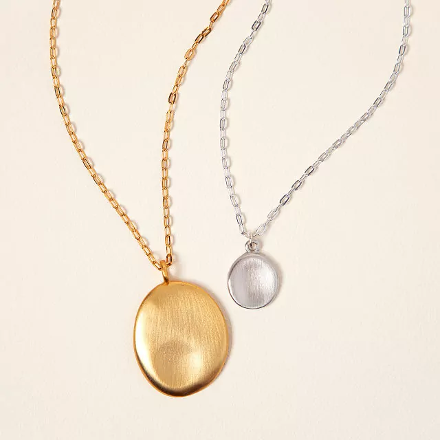 Uncommon Goods | Worry Stone Pendant Necklace | Jewelry