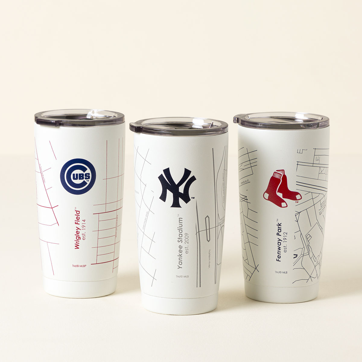 Uncommon Goods | MLB Ballpark Map Insulated Pint | Pint Glass