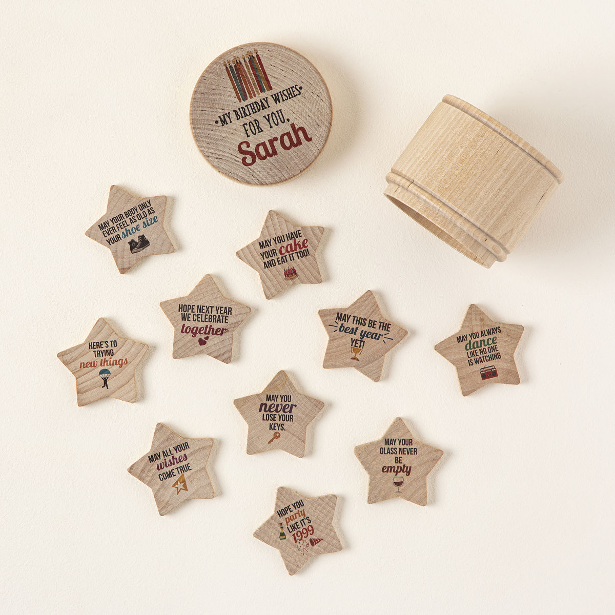 Uncommon Goods | Personalized Box of Birthday Wishes | Wish Box