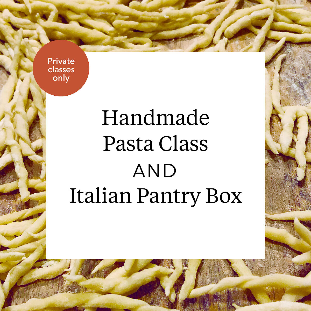 Uncommon Goods | Handmade Pasta Class and Italian Pantry Box | Pasta How-To