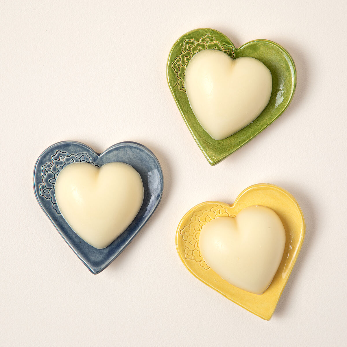 Uncommon Goods | Handmade Heart-Shaped Balm with Dish | Beauty