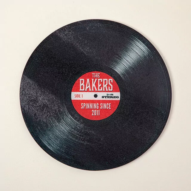 Personalized Record Cutting Board | Prep Board | Uncommon Goods