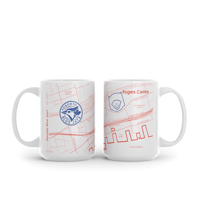 MLB Ballpark Map Mug