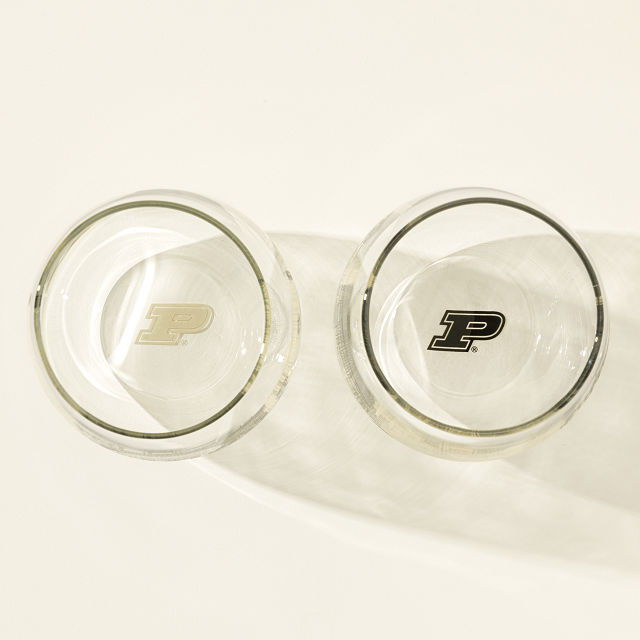 Uncommon Goods | Purdue University - College Cityscape Wine Glasses ...