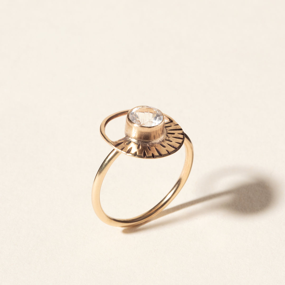 Uncommon Goods | 14k Gold Moonlight Ring | Heirloom Jewelry