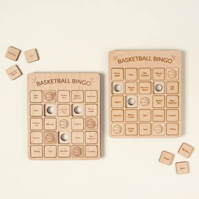 Basketball Bingo Set of 2 | Uncommon Goods