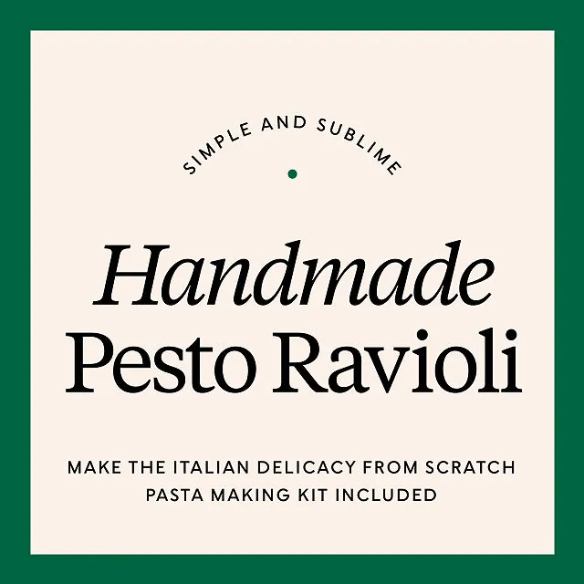 Homemade Pesto Ravioli Class | Ravioli Making | Uncommon Goods