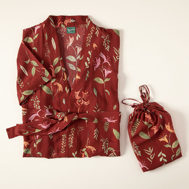 Uncommon Goods | June - M/L - Birth Month Flower Robe | Floral Robe