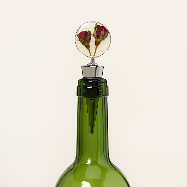 Birth Month Flower Wine Bottle Stopper | Wine | Uncommon Goods