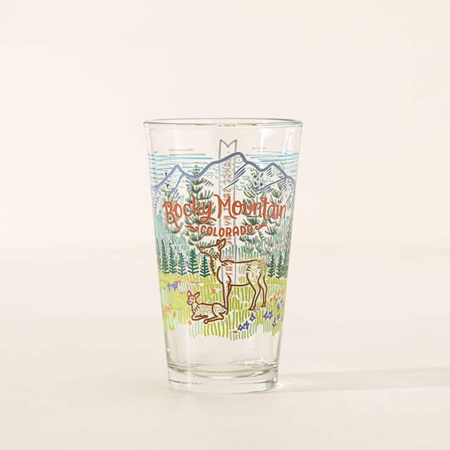 Uncommon Goods | Rocky Mountain - Collect Your National Park Glassware ...