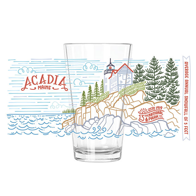 Collect Your National Park Glassware | Bar | Uncommon Goods