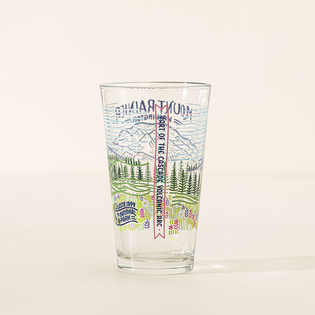 Uncommon Goods | Mount Rainier - Collect Your National Park Glassware ...