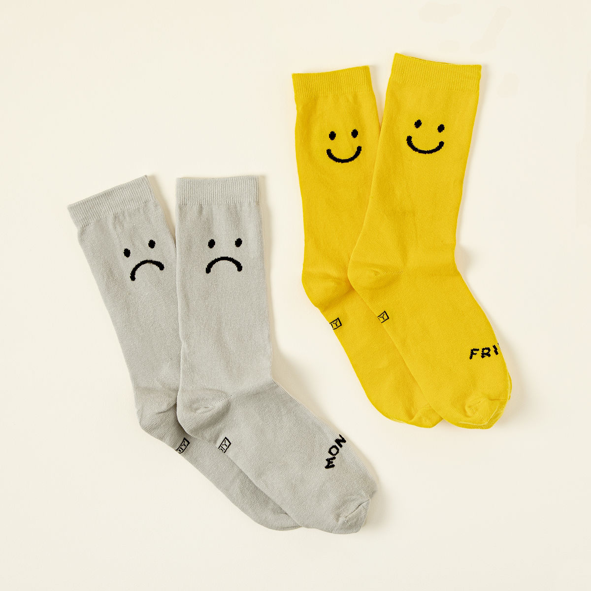 Uncommon Goods | Monday/Friday Sock Set | Novelty Socks
