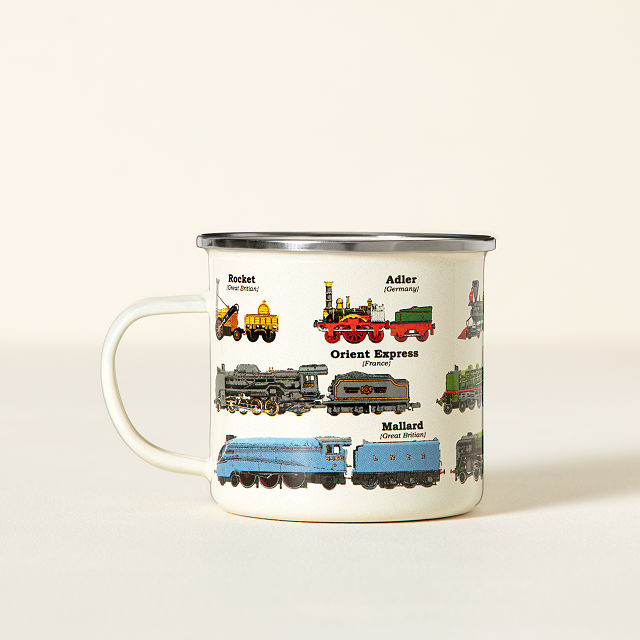 Retro Planes or Trains Mug | Trains Planes Mug | Uncommon Goods