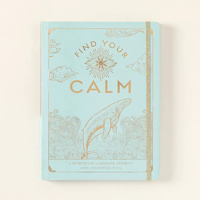 Uncommon Goods | Find Your Calm: A Workbook for Anxiety | Diary
