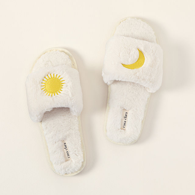 Sun & Moon Celestial Slippers | Loungewear, Self Care | Uncommon Goods