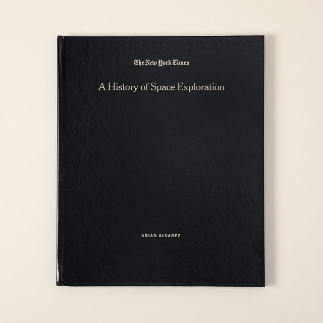 Uncommon Goods | New York Times Custom Space History Book